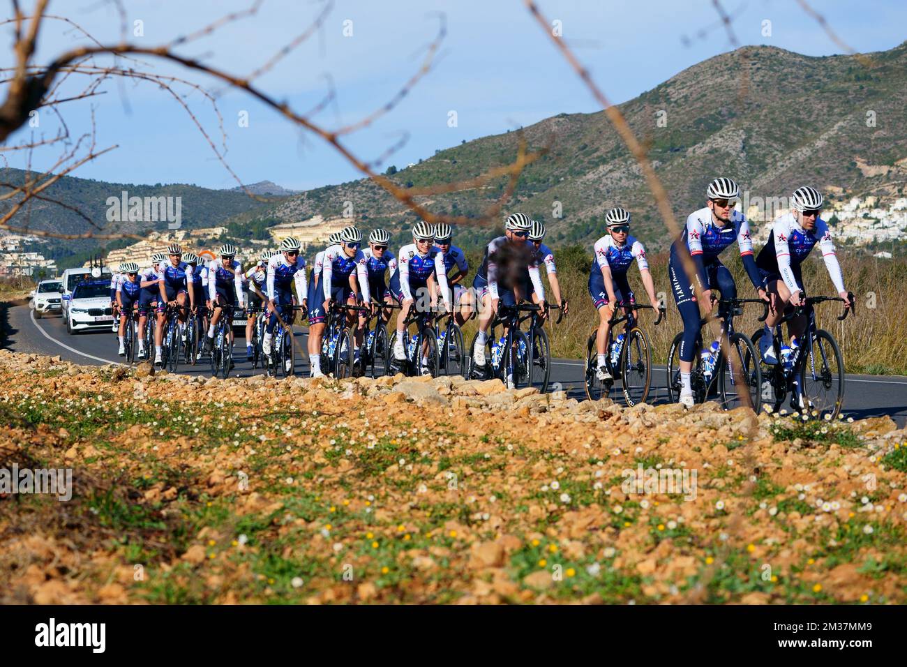 Illustration picture taken during a training session on the media day ...