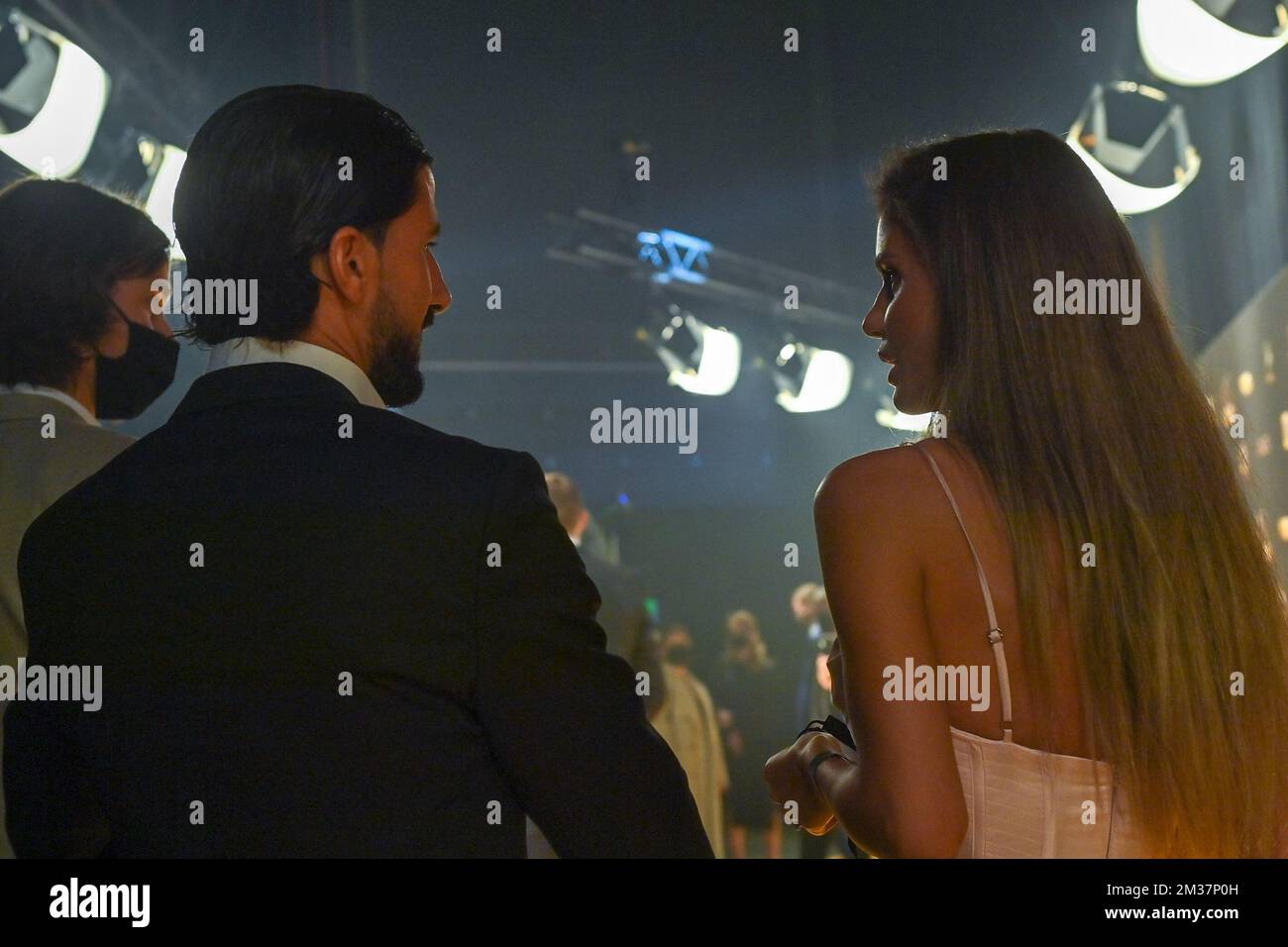 Anderlecht's Lior Refaelov and his wife Gal pictured on the red carpet ...