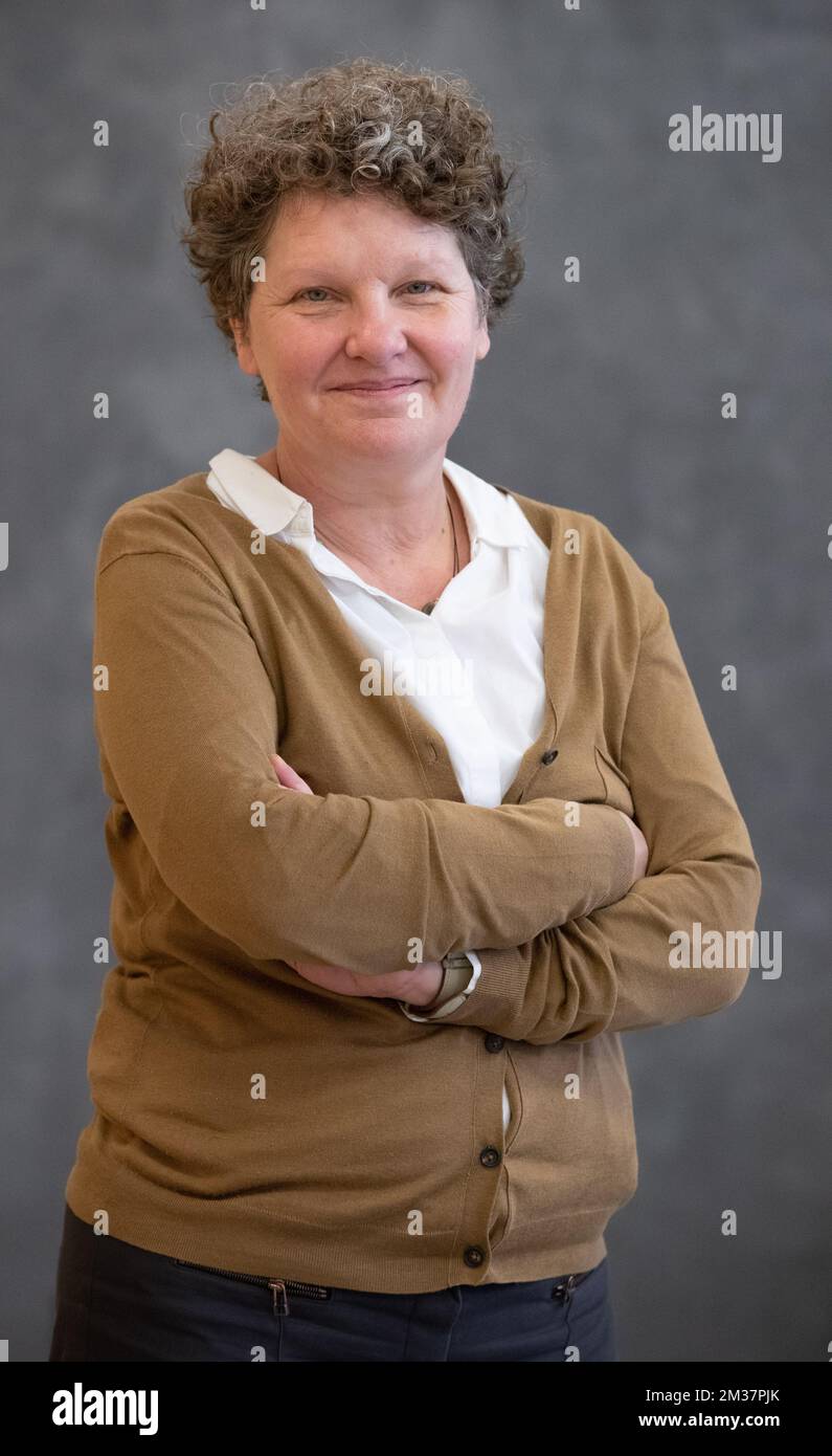 Mediator of the German speaking Community Marlene Hardt poses for the ...