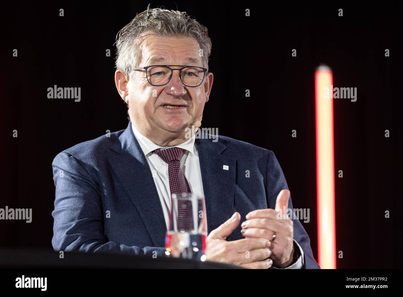 Brugge mayor Dirk De Fauw pictured during a press conference of Port of ...