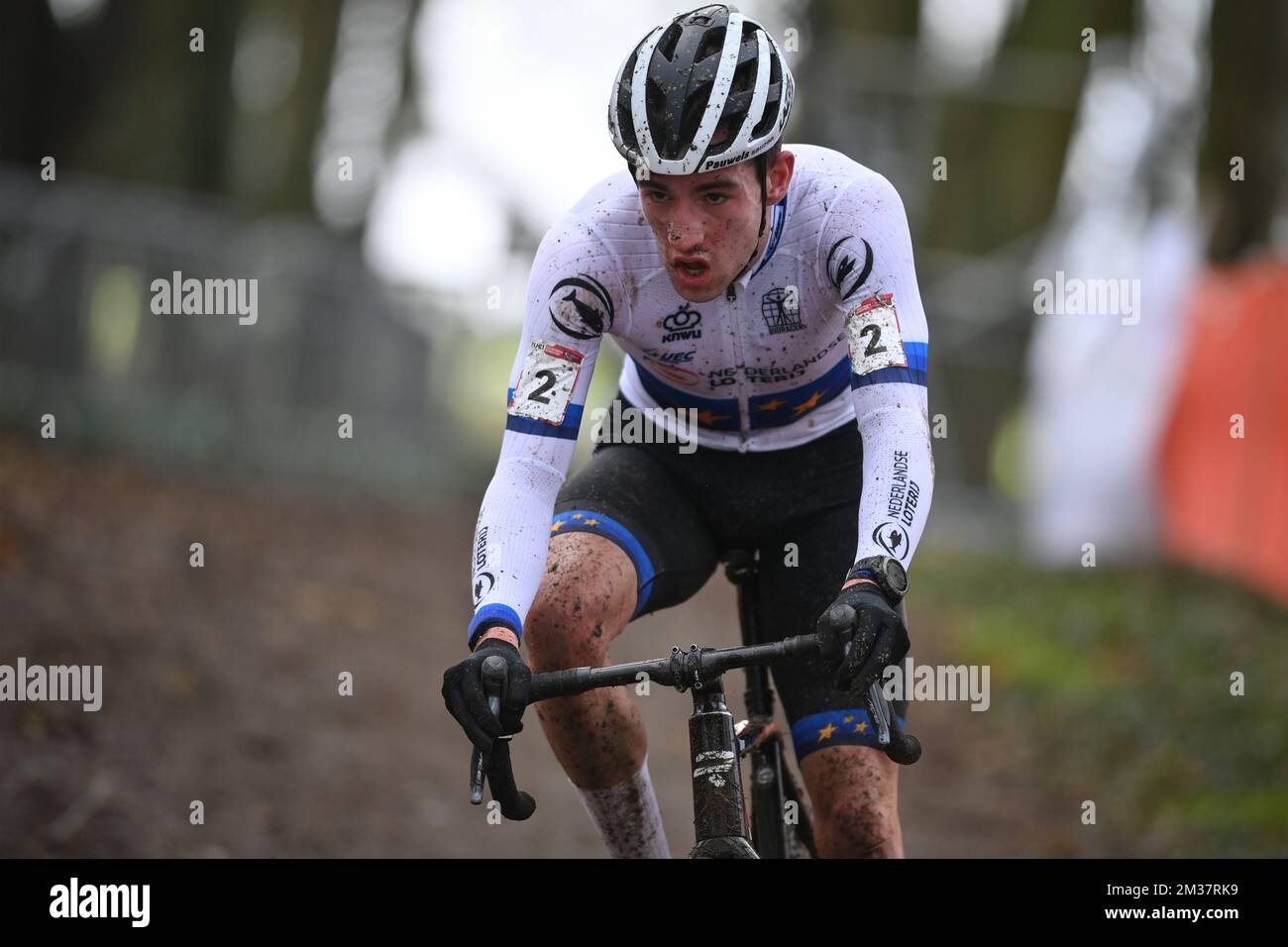 Dutch Ryan Kamp pictured in action during the men's under 23 race at ...