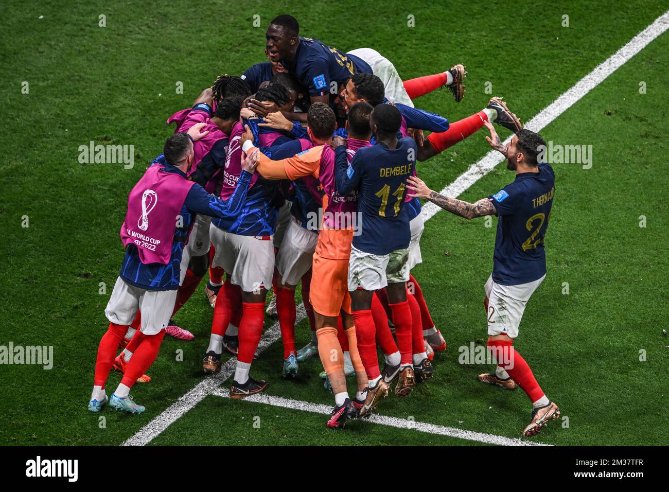 Al Chaur, Qatar. 14th Dec, 2022. Soccer, World Cup, France - Morocco ...