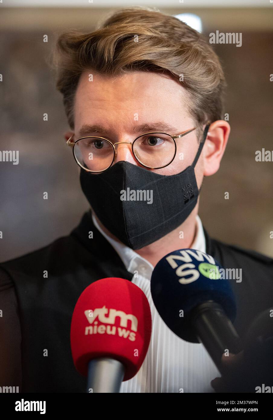 Lawyer Bart De Decker, defending R.W., pictured at an appearance of R.W ...