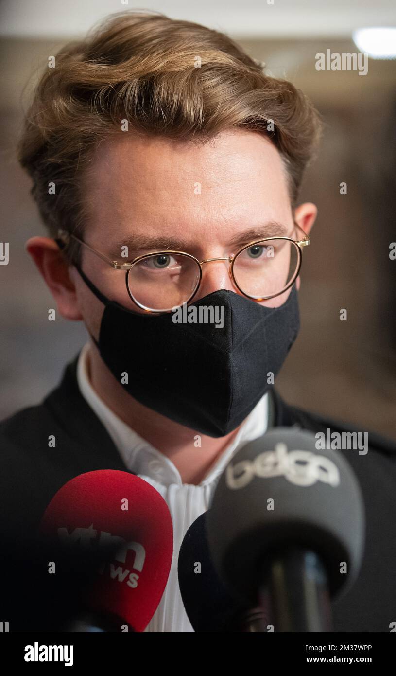 Lawyer Bart De Decker, defending R.W., pictured at an appearance of R.W ...