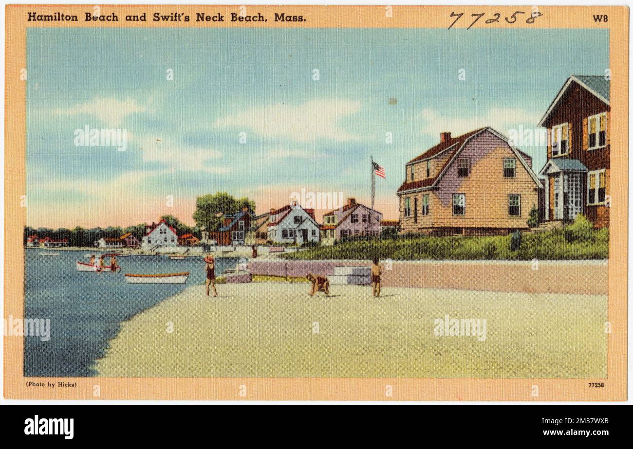 Hamilton Beach and Swift's Neck Beach, Mass. , Beaches, Tichnor ...