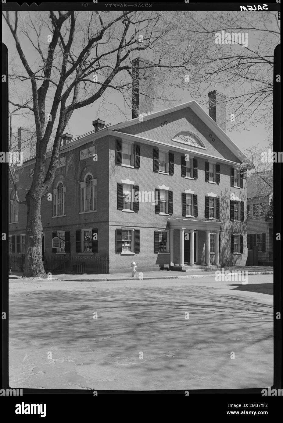 Hamilton Hall, Chestnut Street, Salem: exterior , Houses. Samuel ...
