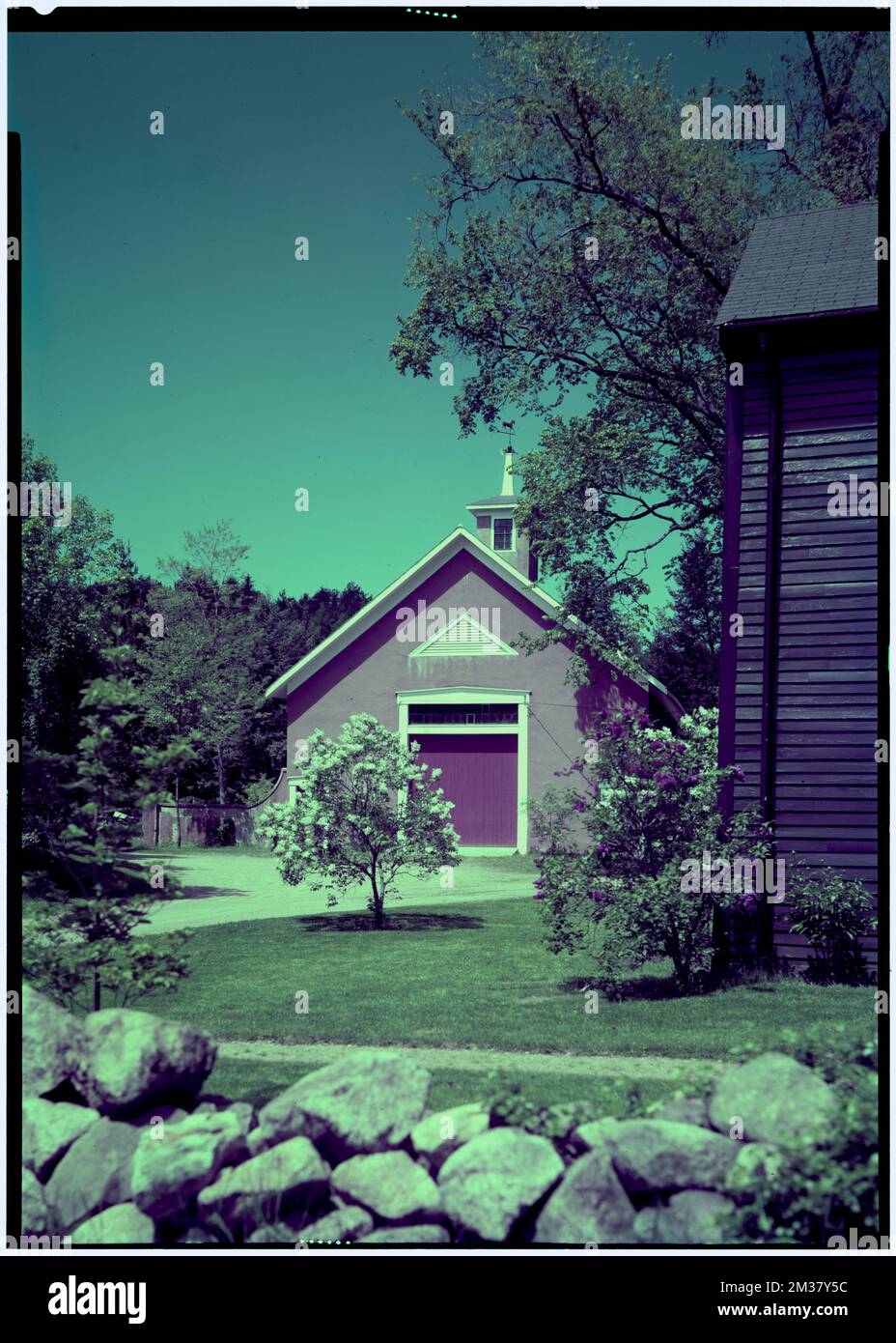 Hamilton, spring , Barns. Samuel Chamberlain Photograph Negatives ...