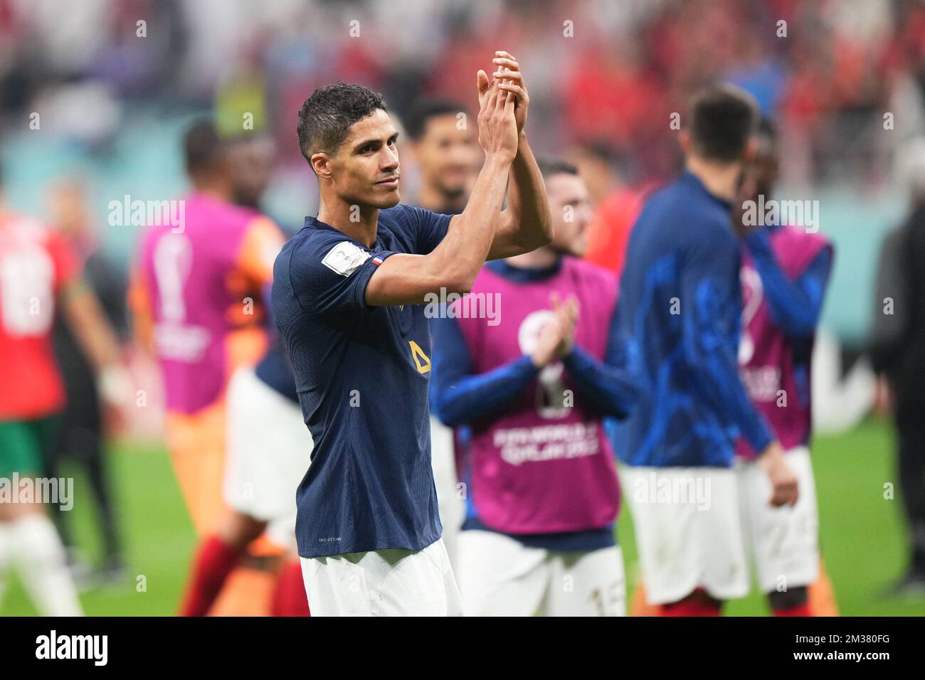 Rapahel Varane of France during the FIFA World Cup Qatar 2022 match ...