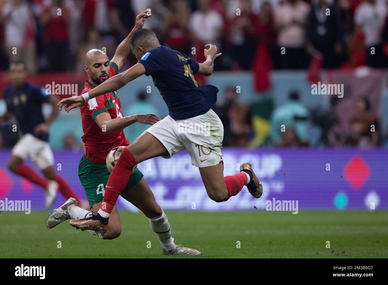 Qatar - Doha - 12/14/2022 - 2022 WORLD CUP, FRANCE X MOROCCO - Mbappe ...