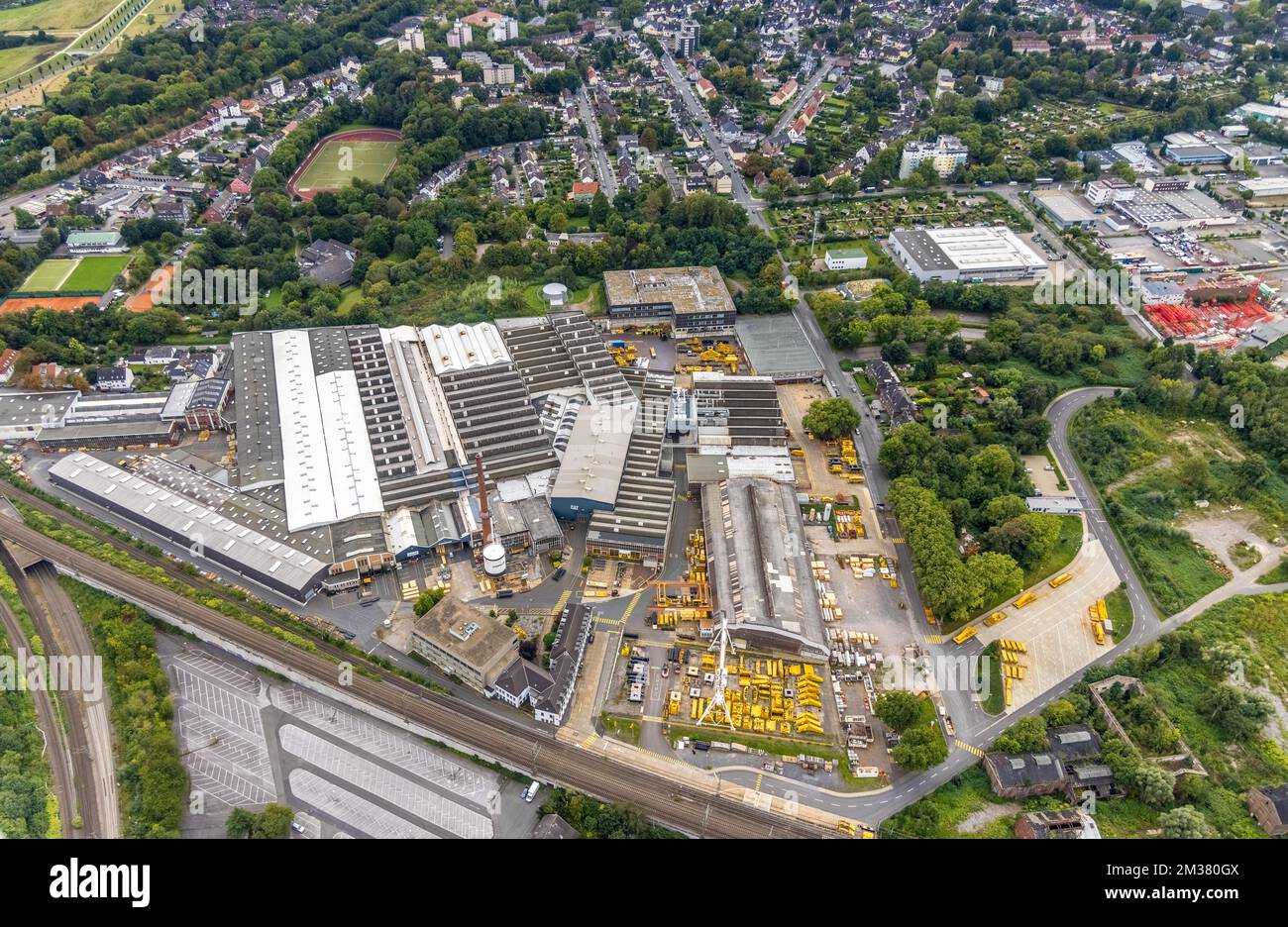 Aerial view, Imperial Industrial Logistics factory premises in ...