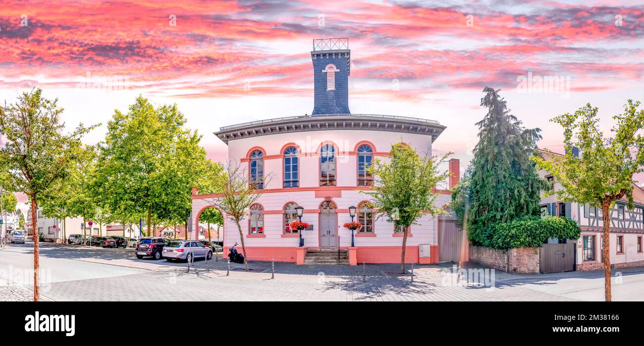 Old city of Langen, Hessen, Germany Stock Photo - Alamy