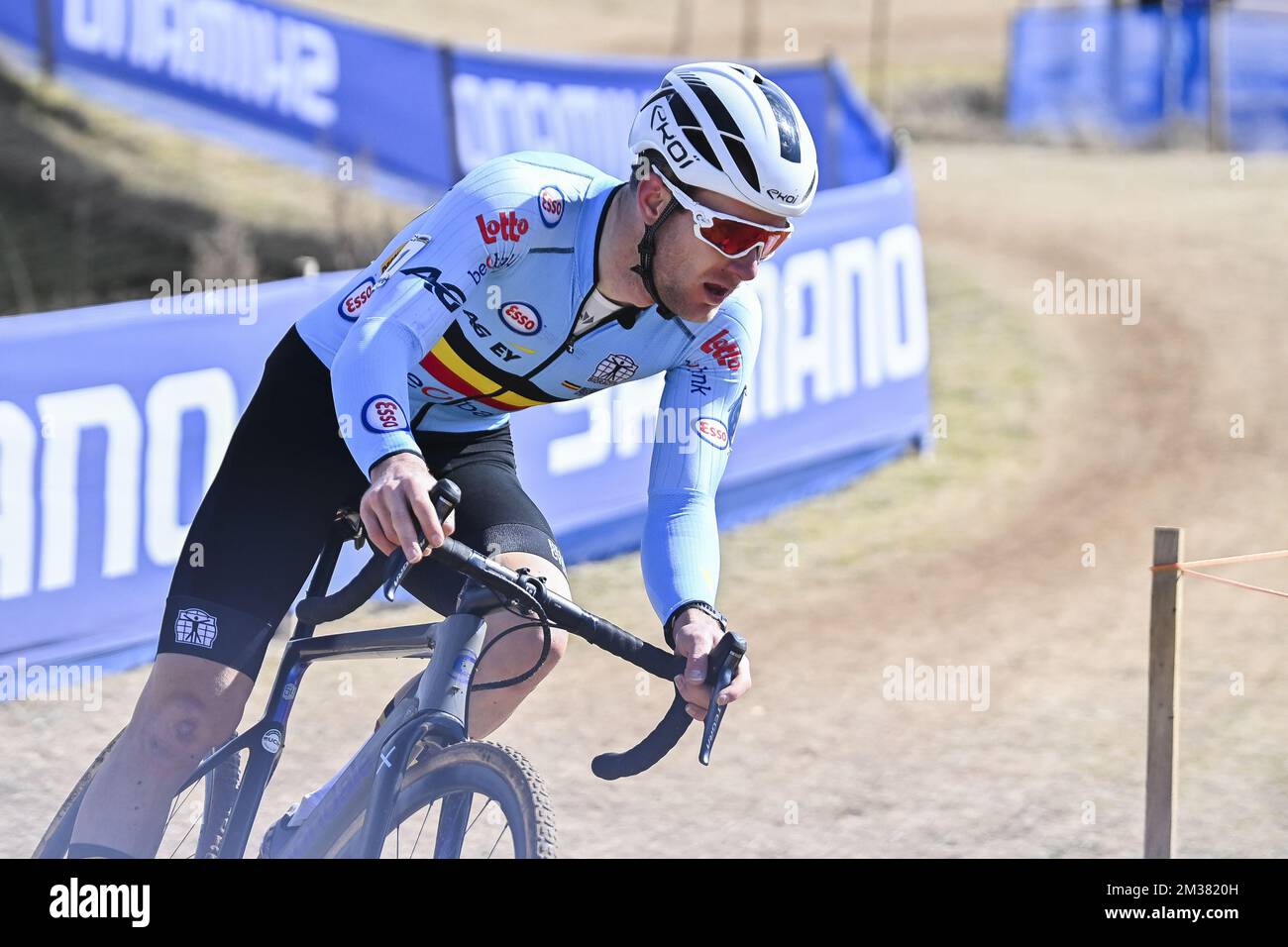 Belgian Daan Soete pictured in action during the mixed Team Relay race ...