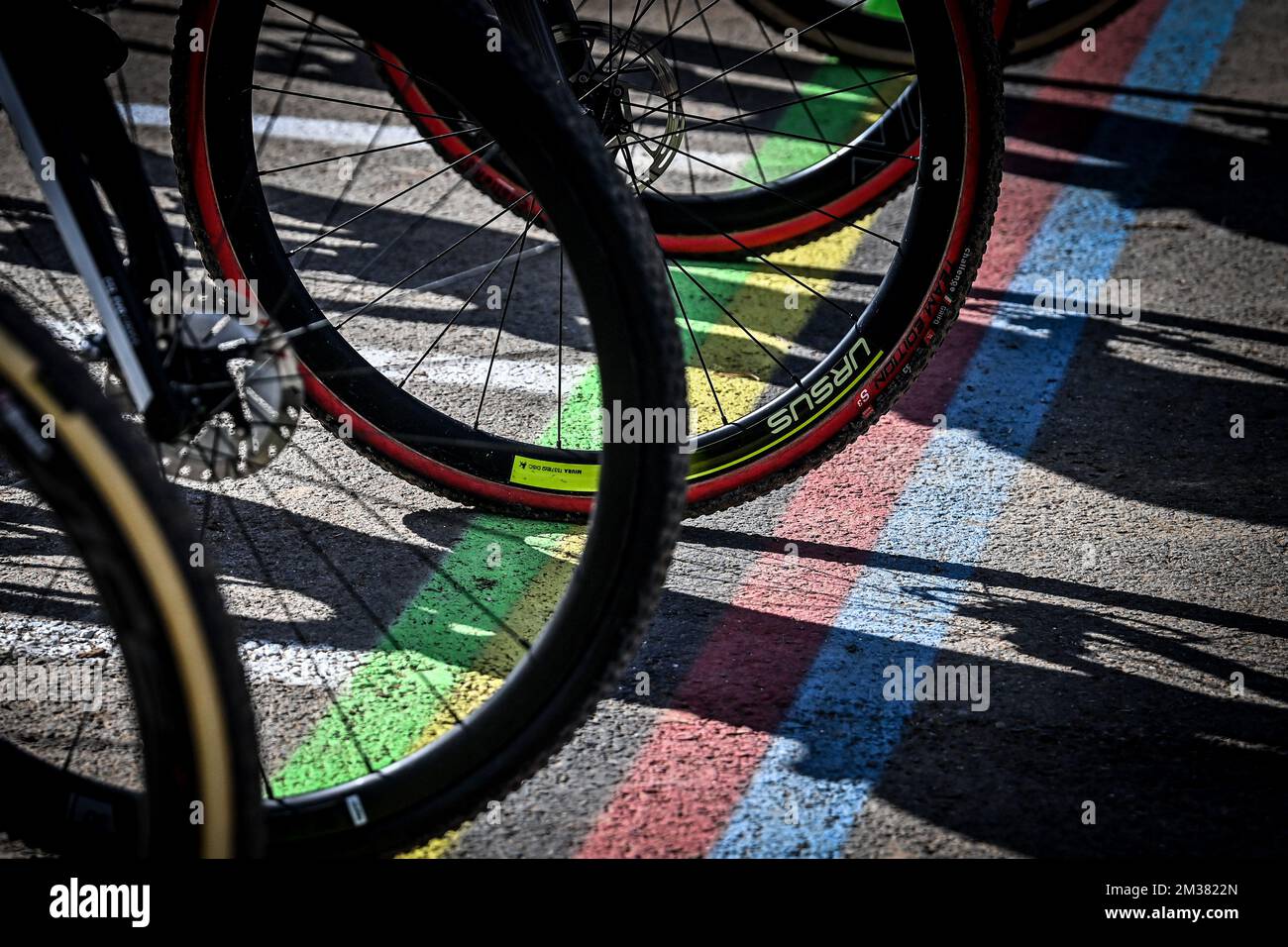 Illustration picture taken during the mixed Team Relay race at the ...