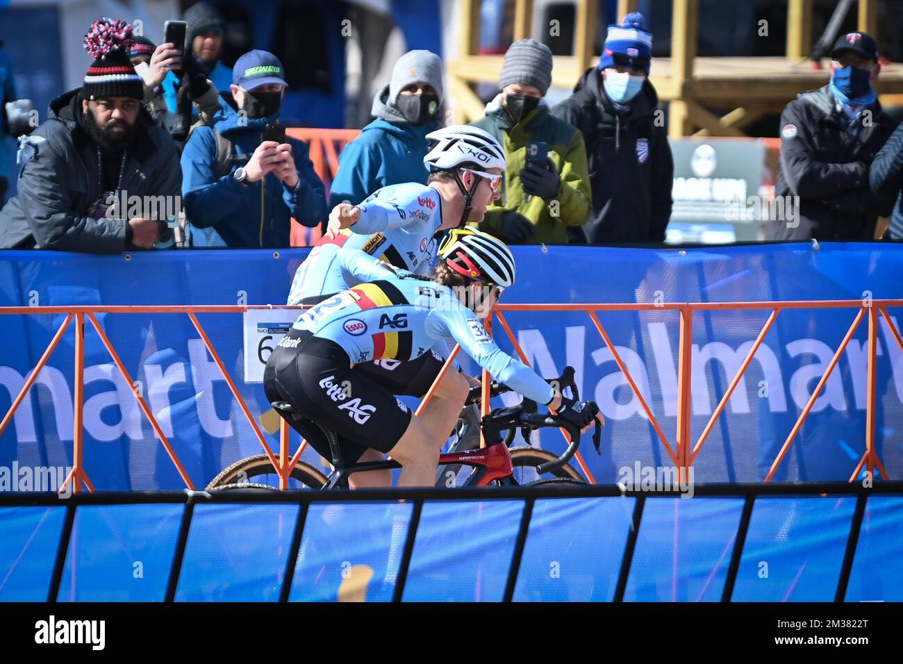 Belgian Daan Soete and Belgian Kiona Crabbe pictured in action during ...