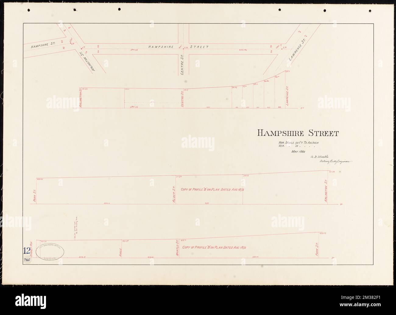 Hampshire Street , Streets. Lawrence Stock Photo - Alamy