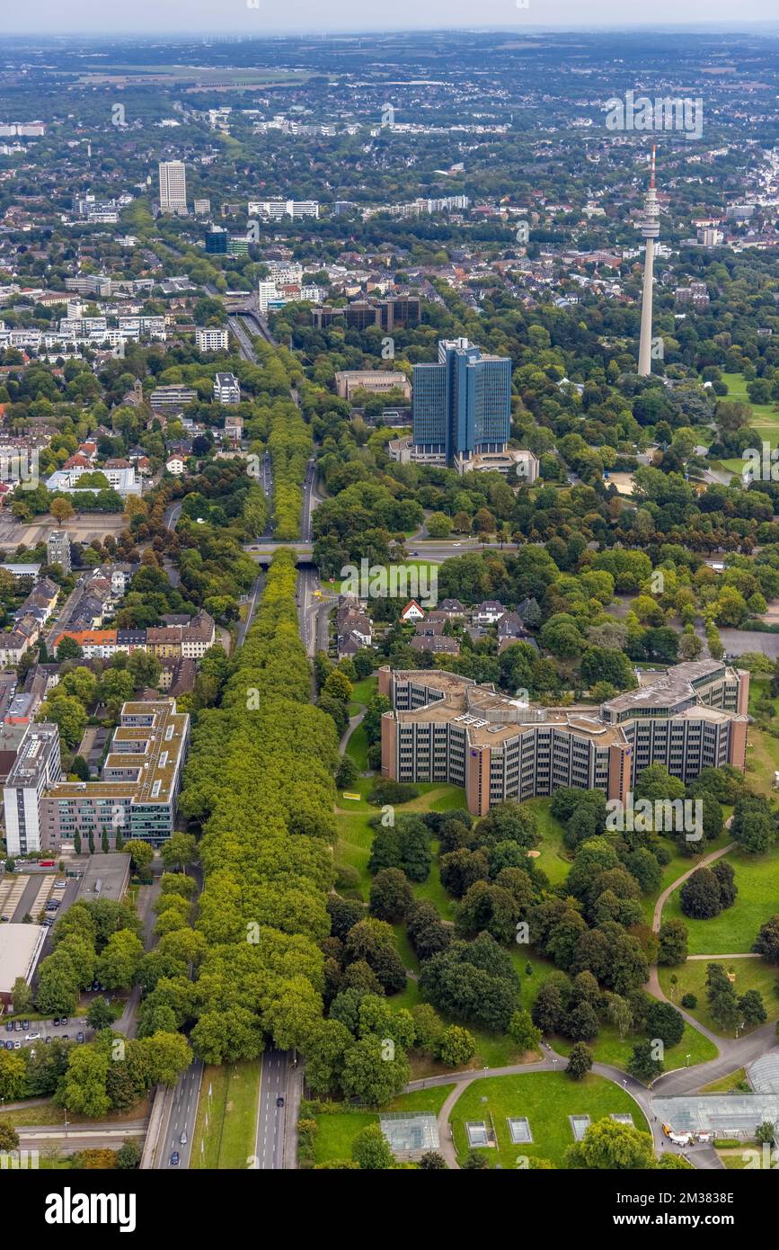 Westnetz gmbh building and florianturm in westfalenhalle district in ...
