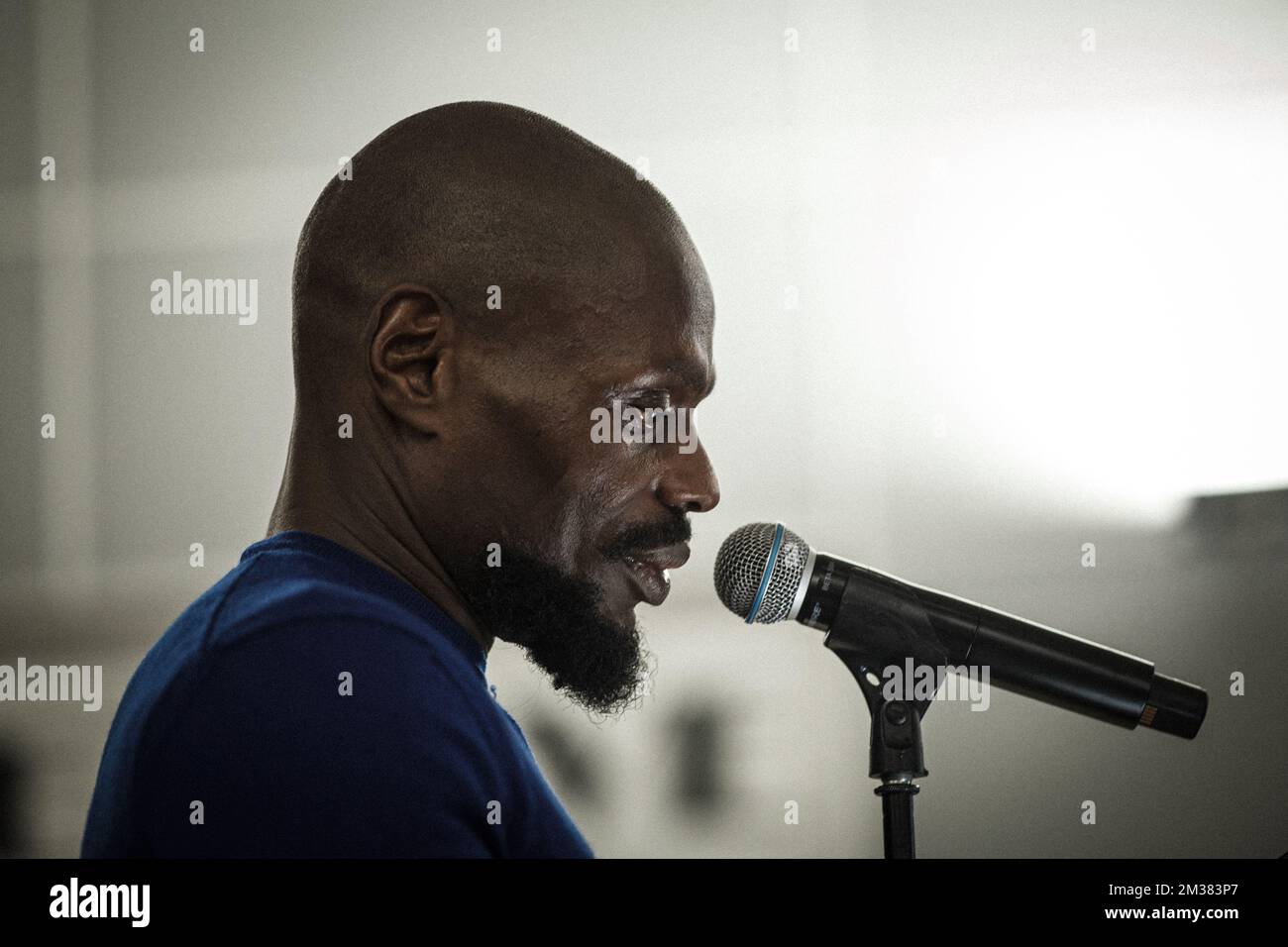 France, Bondy, November 13, 2022. French singer and actor Kery James ...