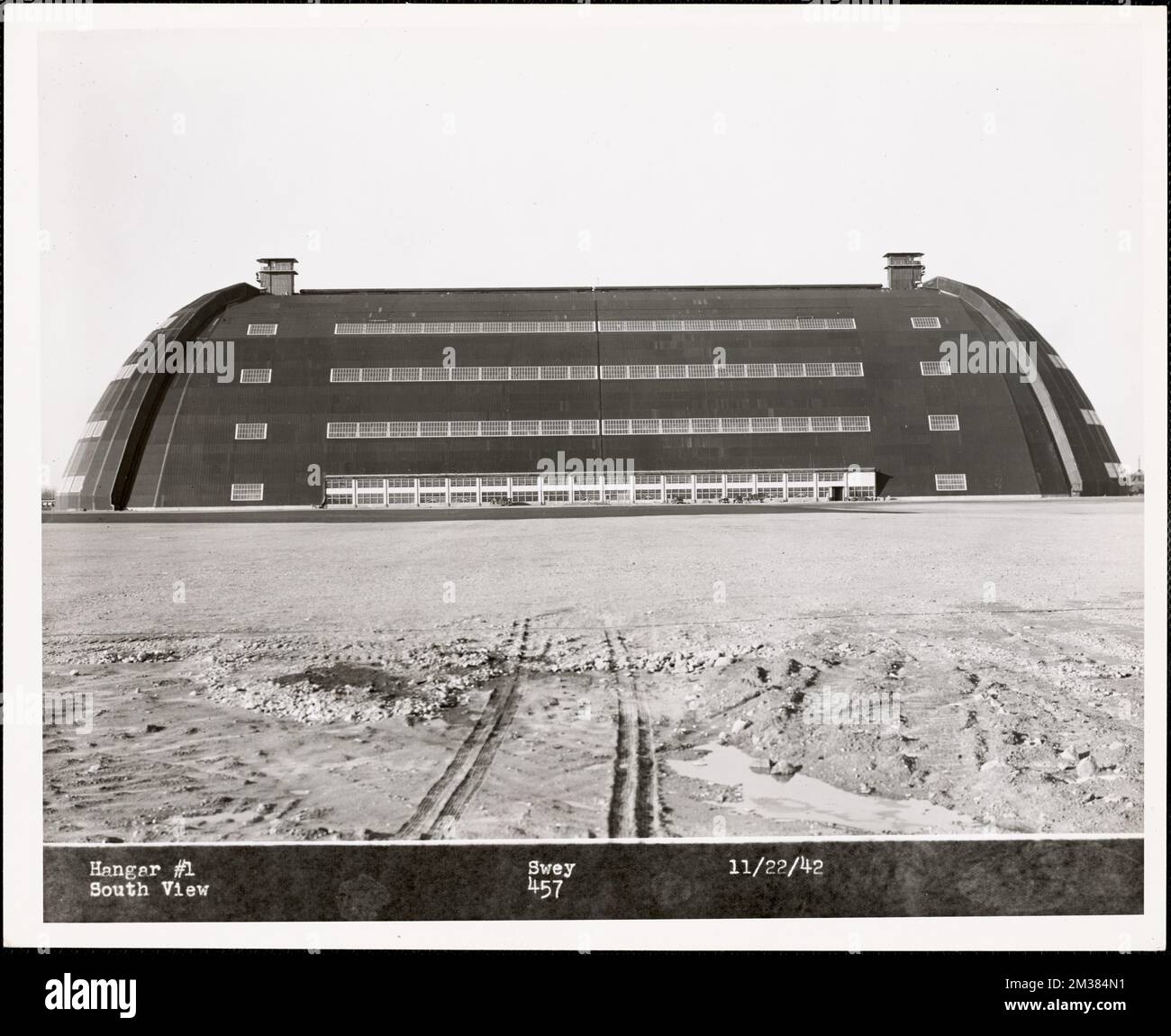 Hangar #1-South view , Hangars. Photographs of the First Naval District ...