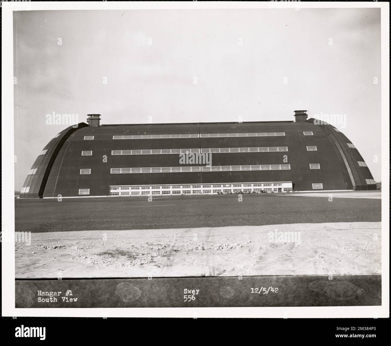 Hangar #1-South view , Hangars. Photographs of the First Naval District ...