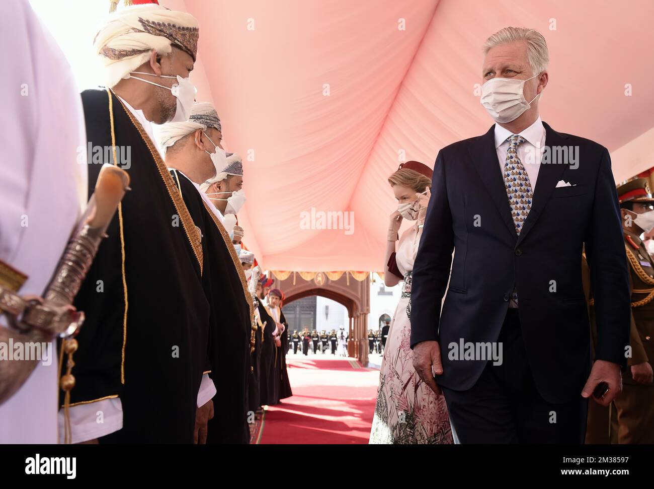 King Philippe - Filip of Belgium and Sultan of Oman Haitham bin Tariq ...