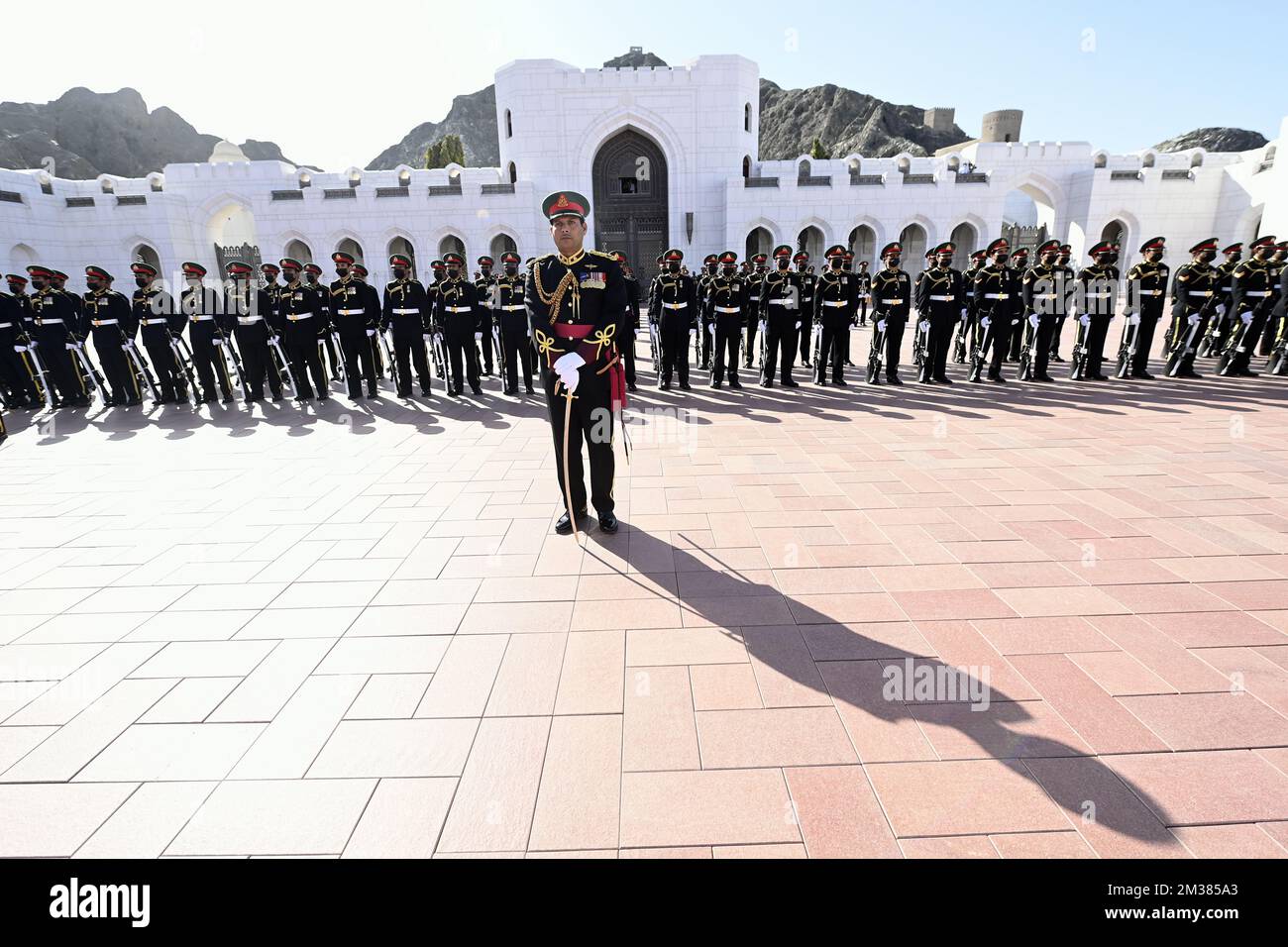 Illustration picture shows the national guard at a diplomatic meeting ...