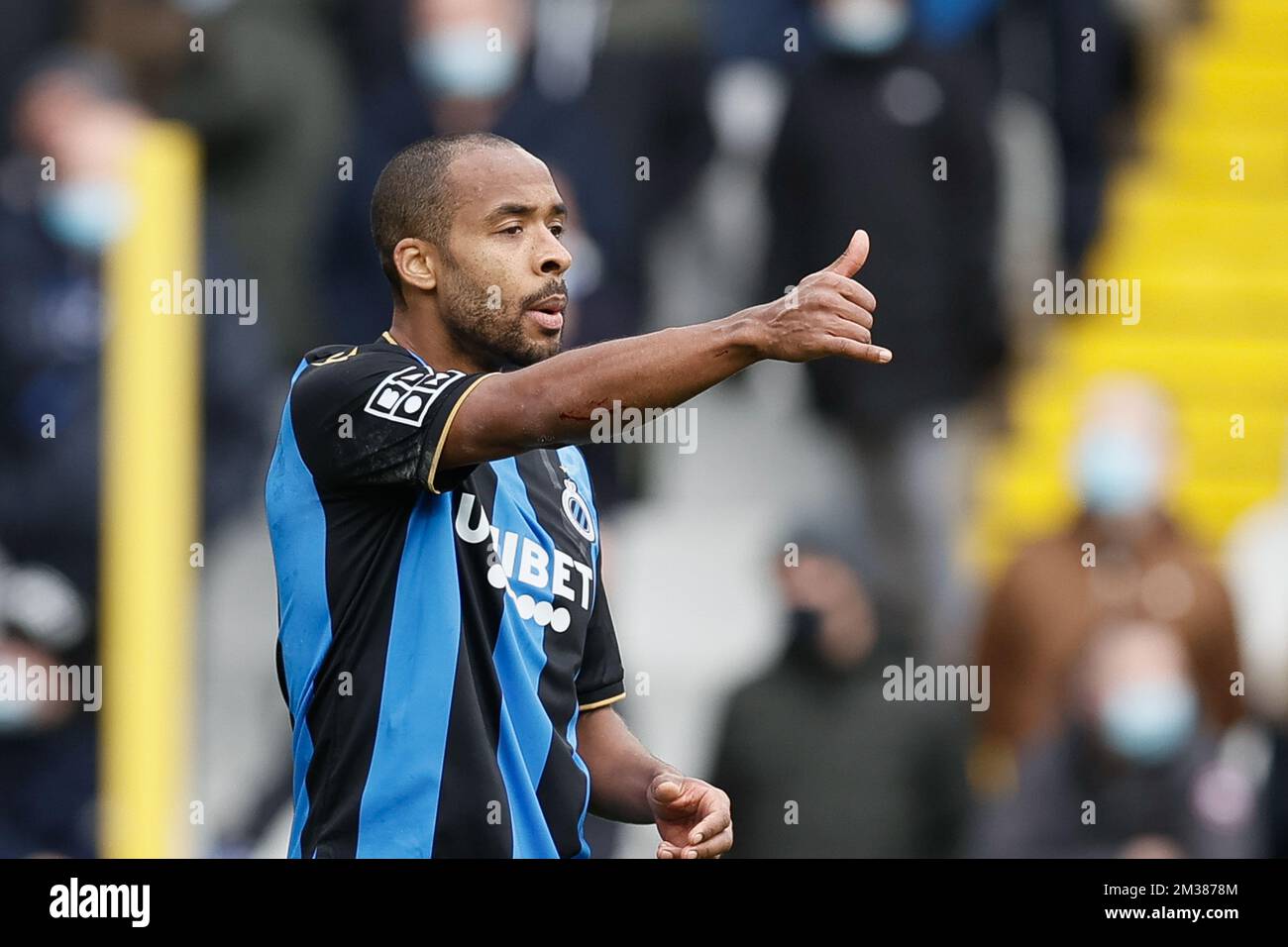 Club's Denis Odoi pictured during a soccer match between Club Brugge ...