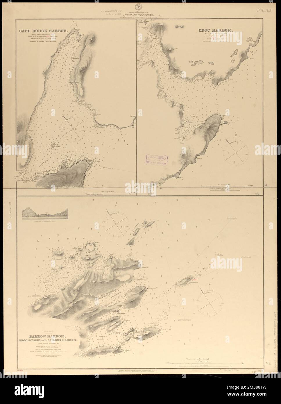 Harbors and anchorages on the eastern coast of Newfoundland ...