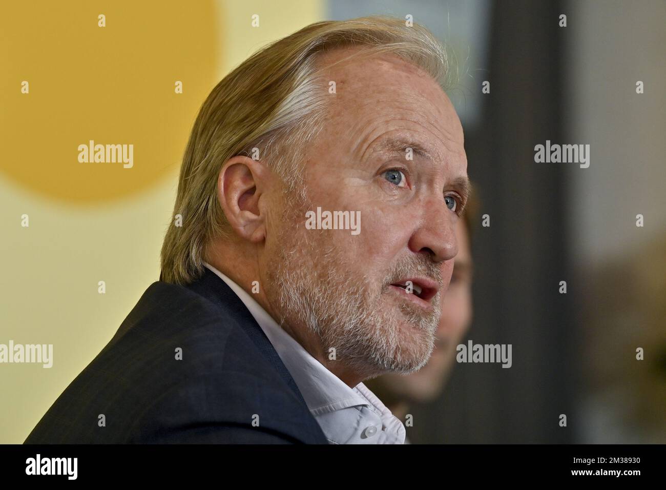 Telenet CEO John Porter pictured during a press conference to present ...