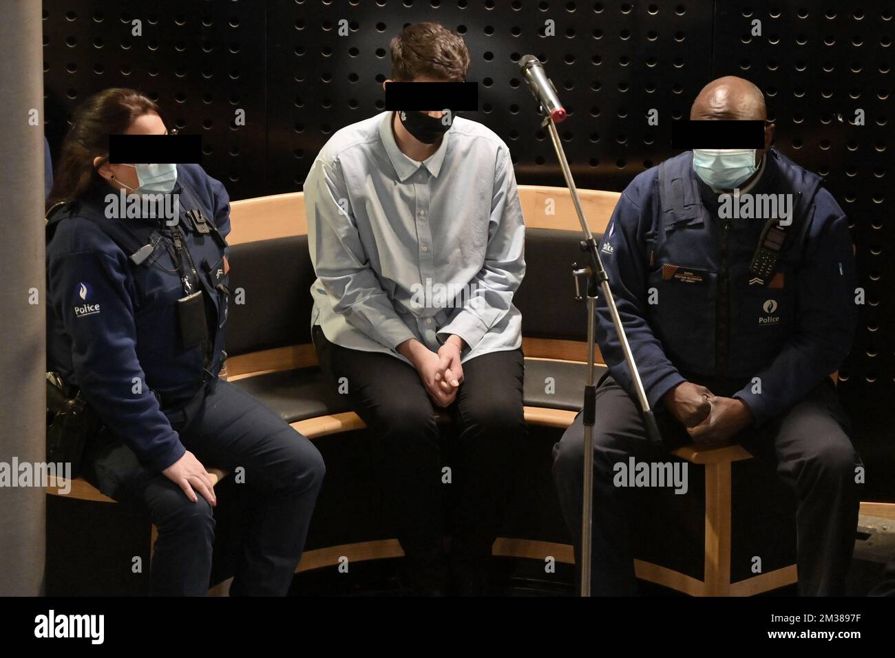 The accused Melissa Beth pictured during the jury constitution session ...