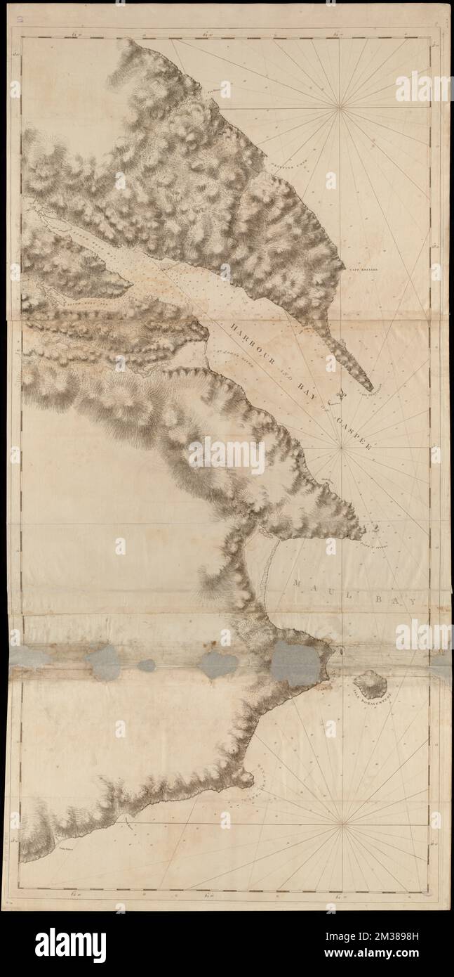 Harbour and bay of Gaspee : Maul Bay , Coasts, Québec Province, Maps ...