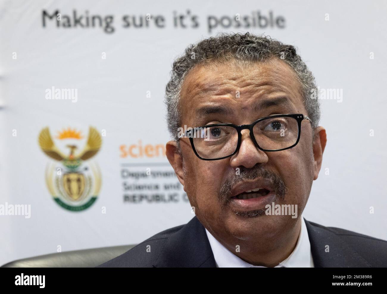 World Health Organisation WHO director-general Dr. Tedros Adhanom ...