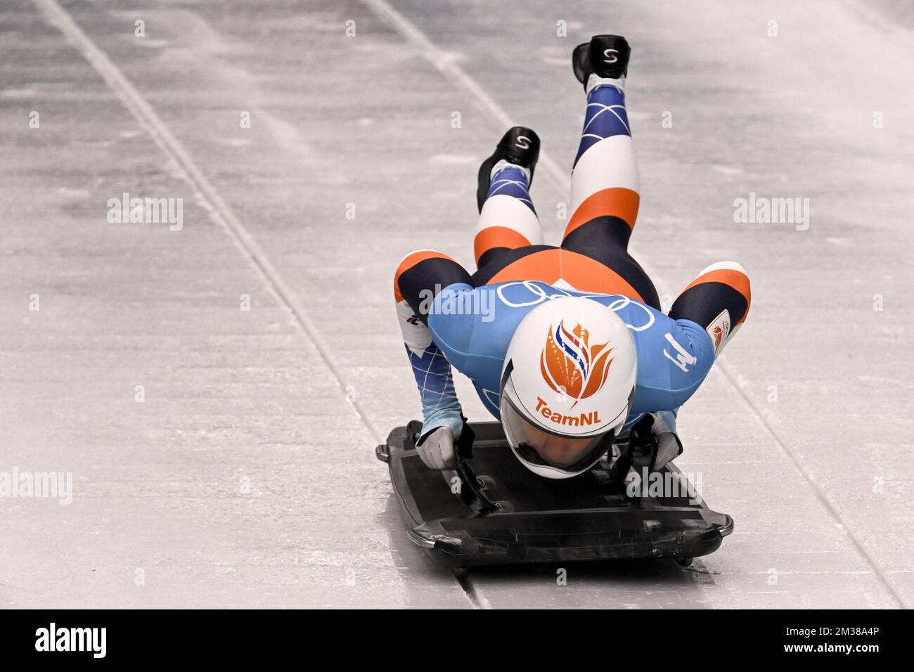 Dutch Kimberly Bos pictured during the third run of the women's ...