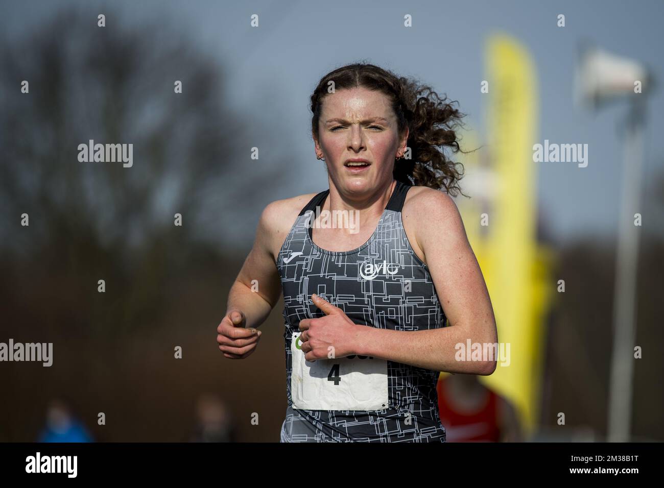 Belgian Lisa Rooms pictured in action during the women's race (6530m ...