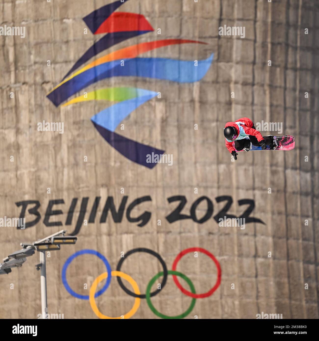 Illustration picture shows qualifications of the women's Snowboard Big ...