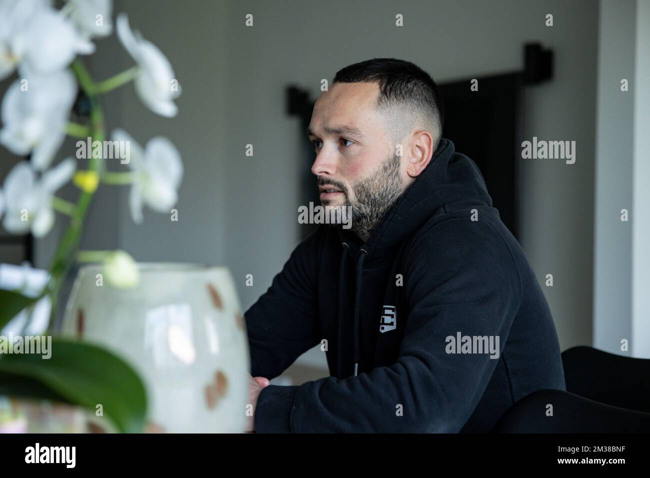 Former Lierse player Alexander Maes pictured at a press moment in his ...