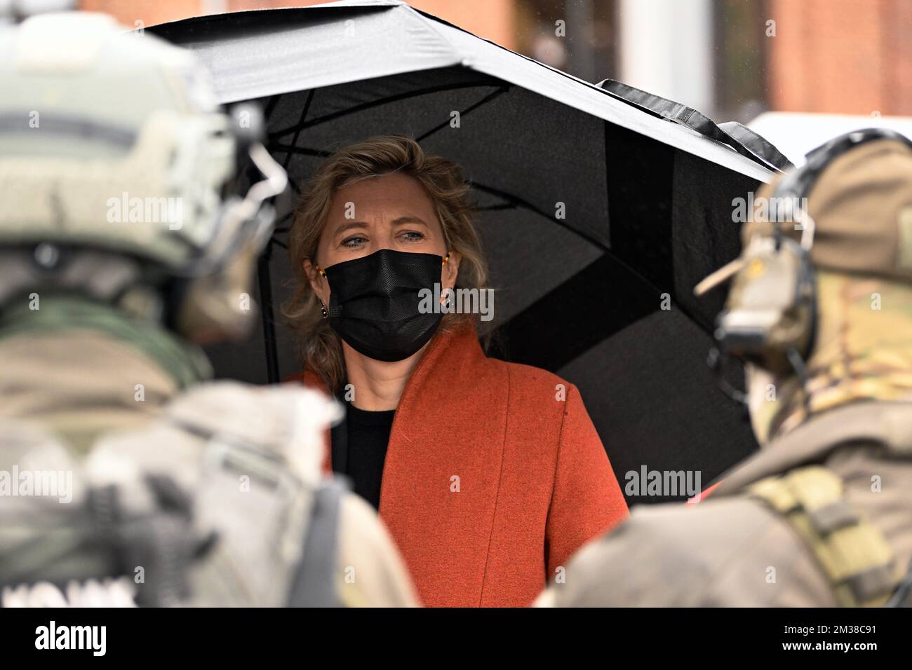 Interior Minister Annelies Verlinden pictured during a celebration of ...