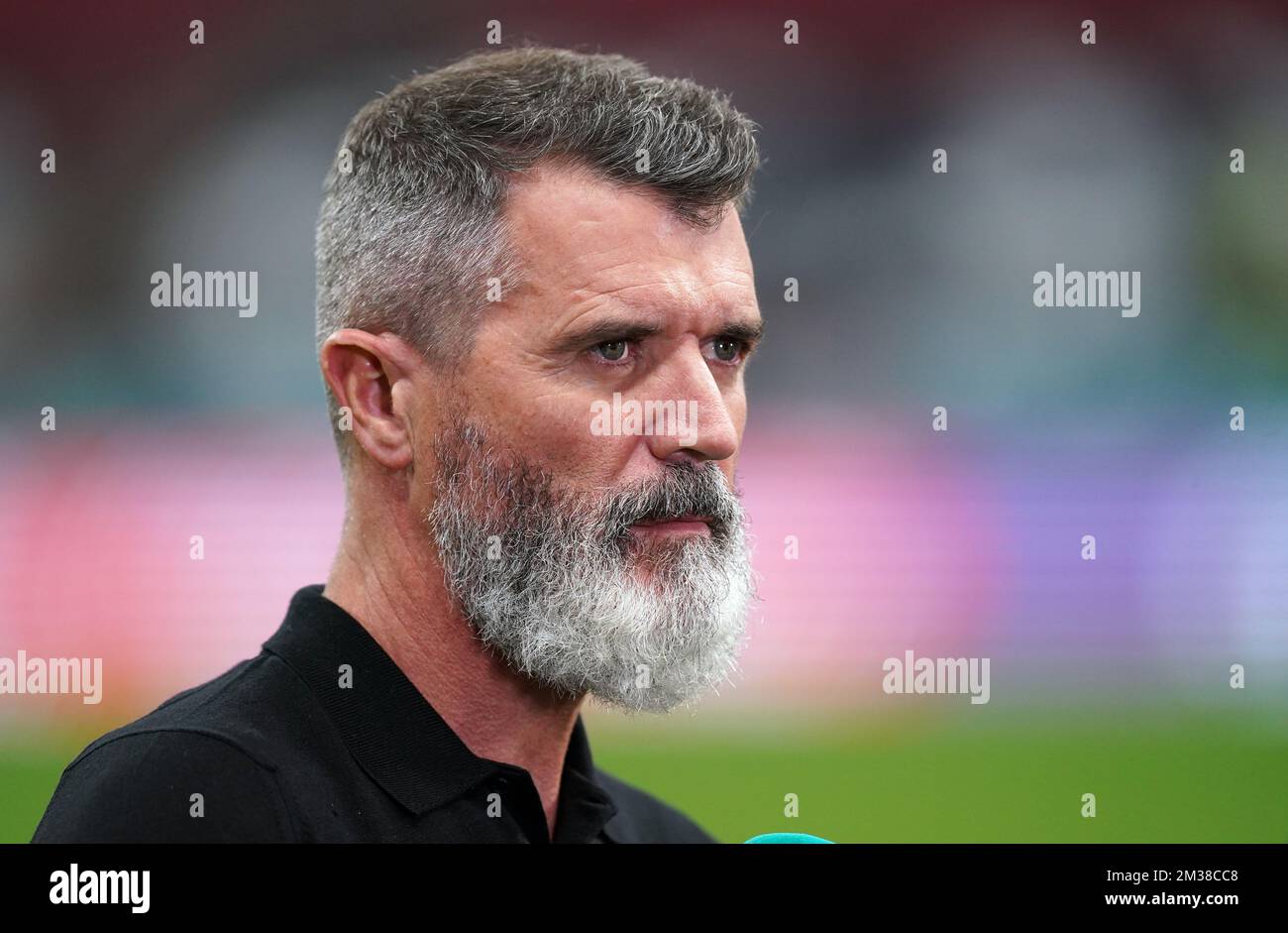 Roy Keane, ITV Sport pundit following the FIFA World Cup Semi-Final ...