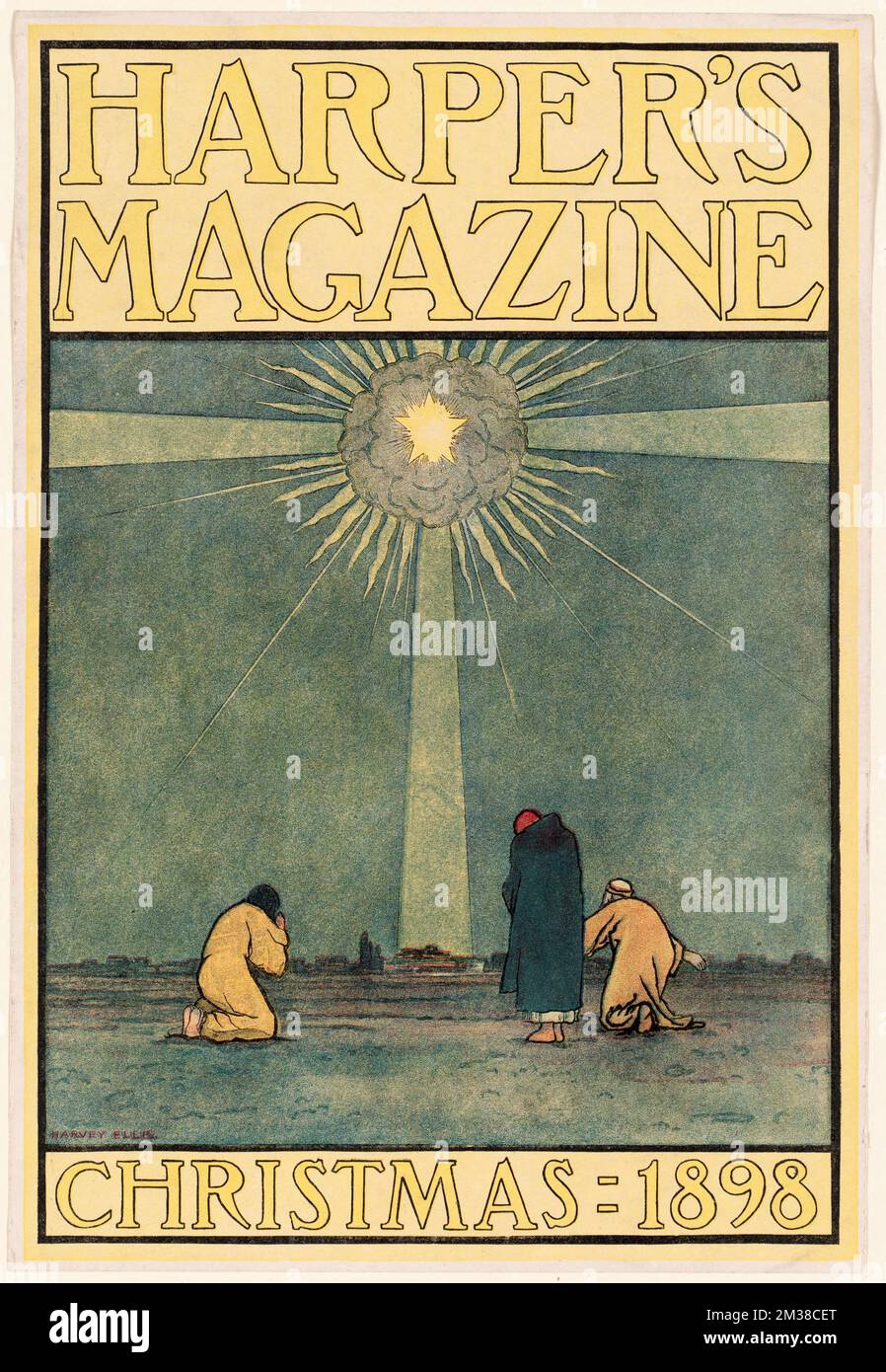 Harper's magazine, Christmas 1898 , Biblical events, Bowing ...