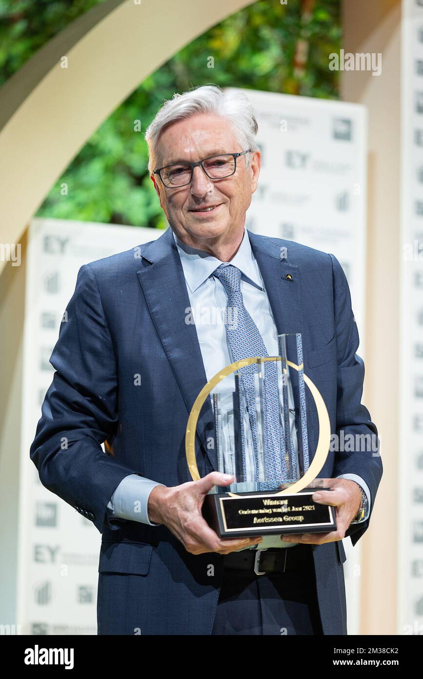 CEO Aertssen Greg Aertssen, winner of the OVHJ-award 2021, poses with ...