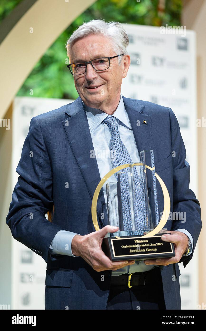 CEO Aertssen Greg Aertssen, winner of the OVHJ-award 2021, poses with ...
