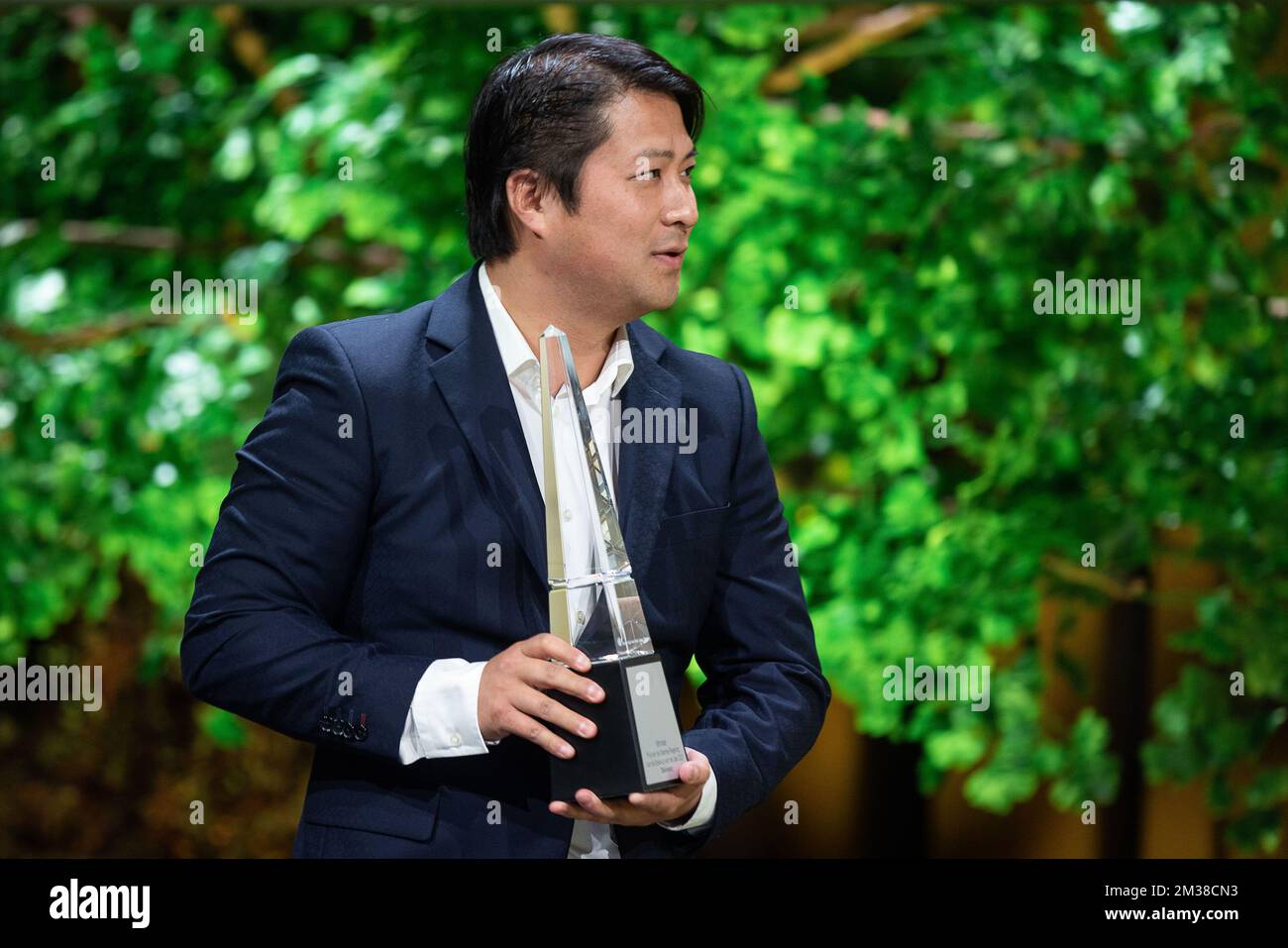 Deliverect CEO Zhong Xu pictured during the award ceremony for the the ...