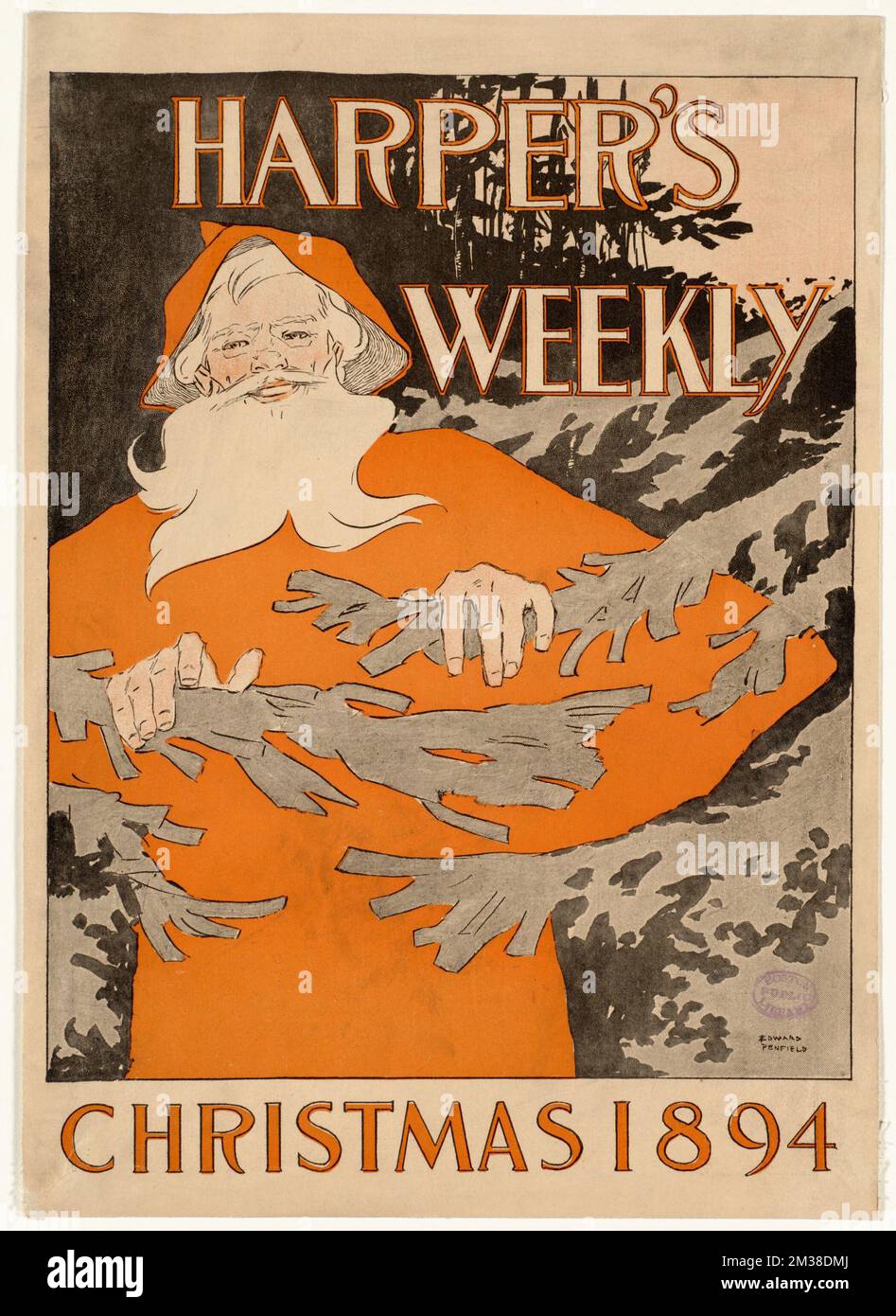 Harper's weekly Christmas 1894 , Supernatural beings, Periodicals ...