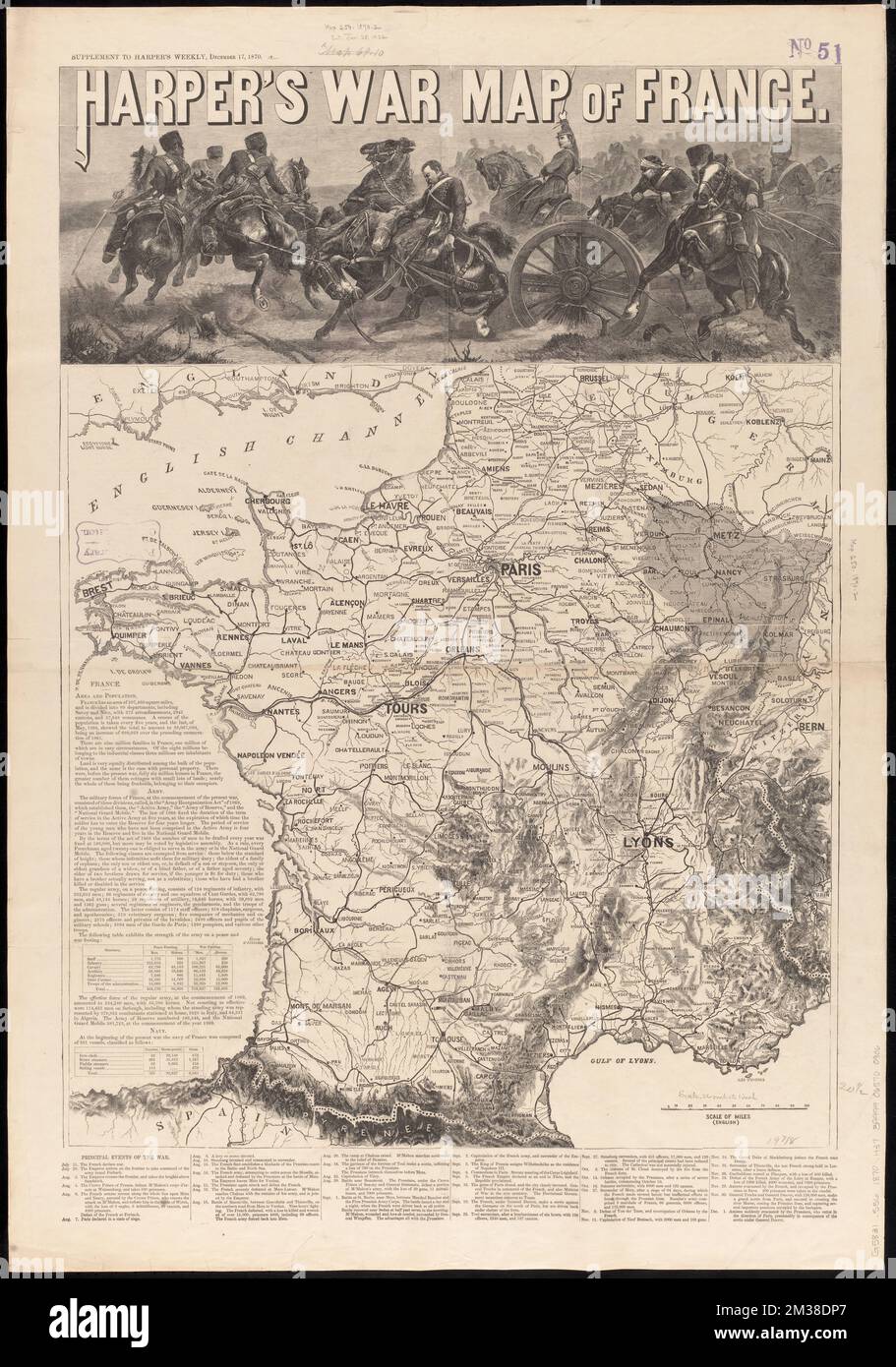 Harper's war map of France , Franco-Prussian War, 1870-1871, Maps ...
