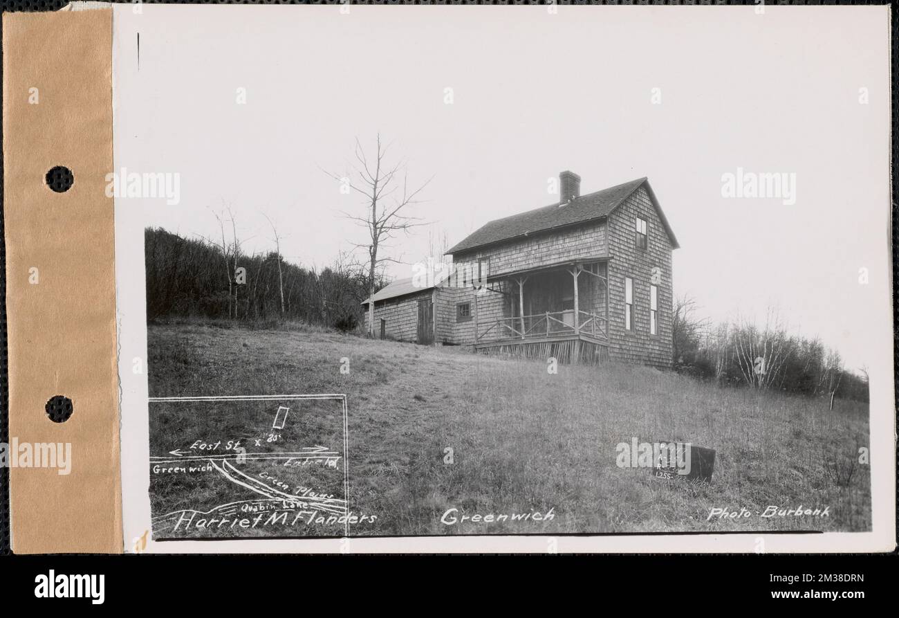 Harriet M. Flanders, house, Greenwich, Mass., Jan. 12, 1928 : Parcel no ...