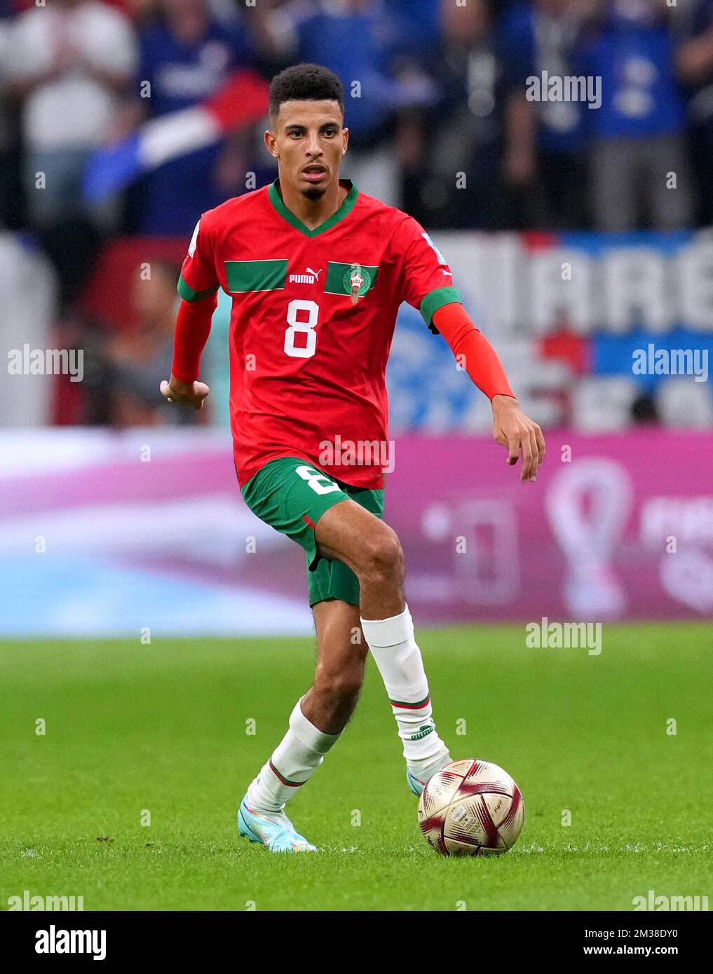 Morocco's Azzedine Ounahi during the FIFA World Cup Semi-Final match at ...