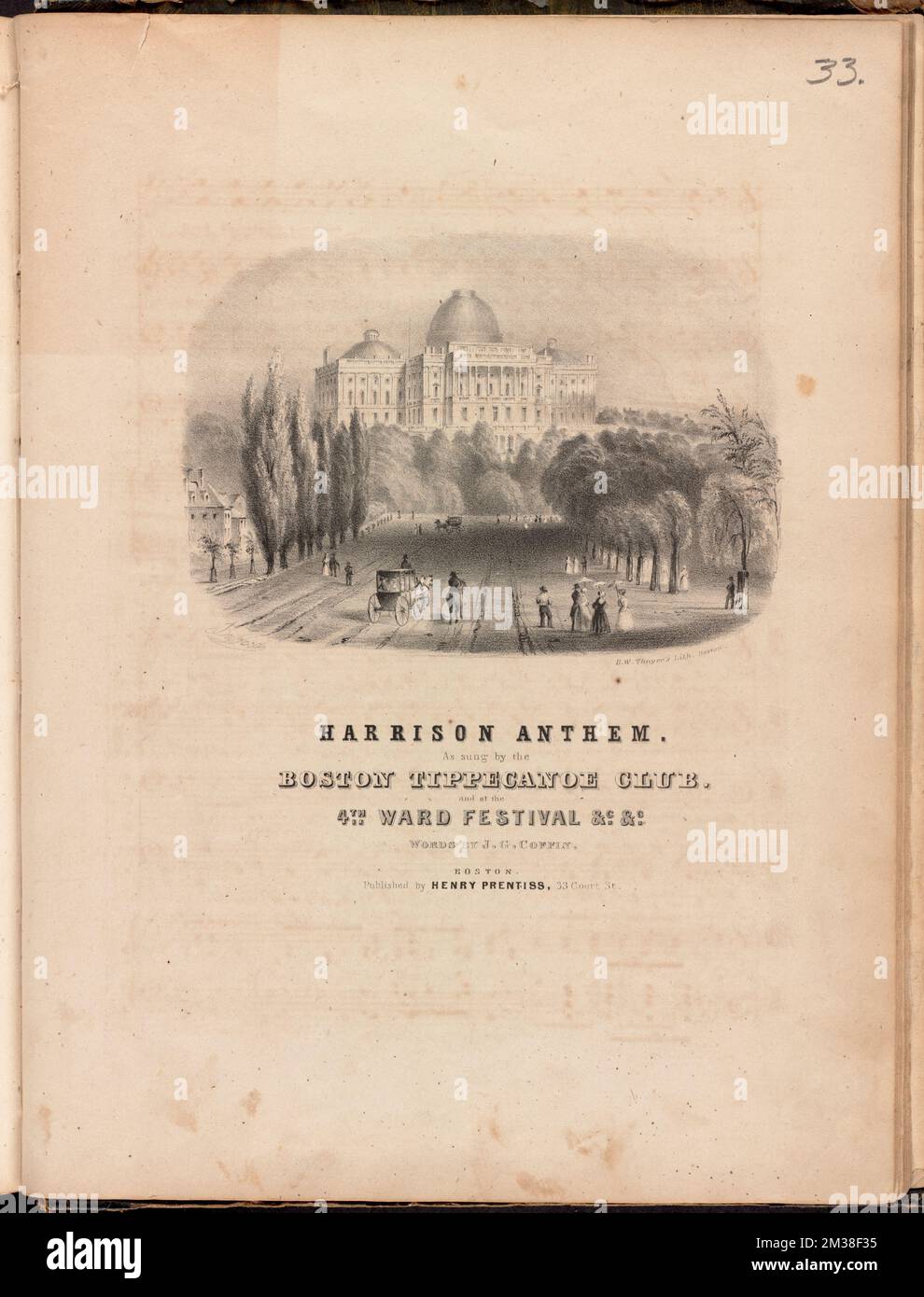 Harrison's anthem Stock Photo - Alamy