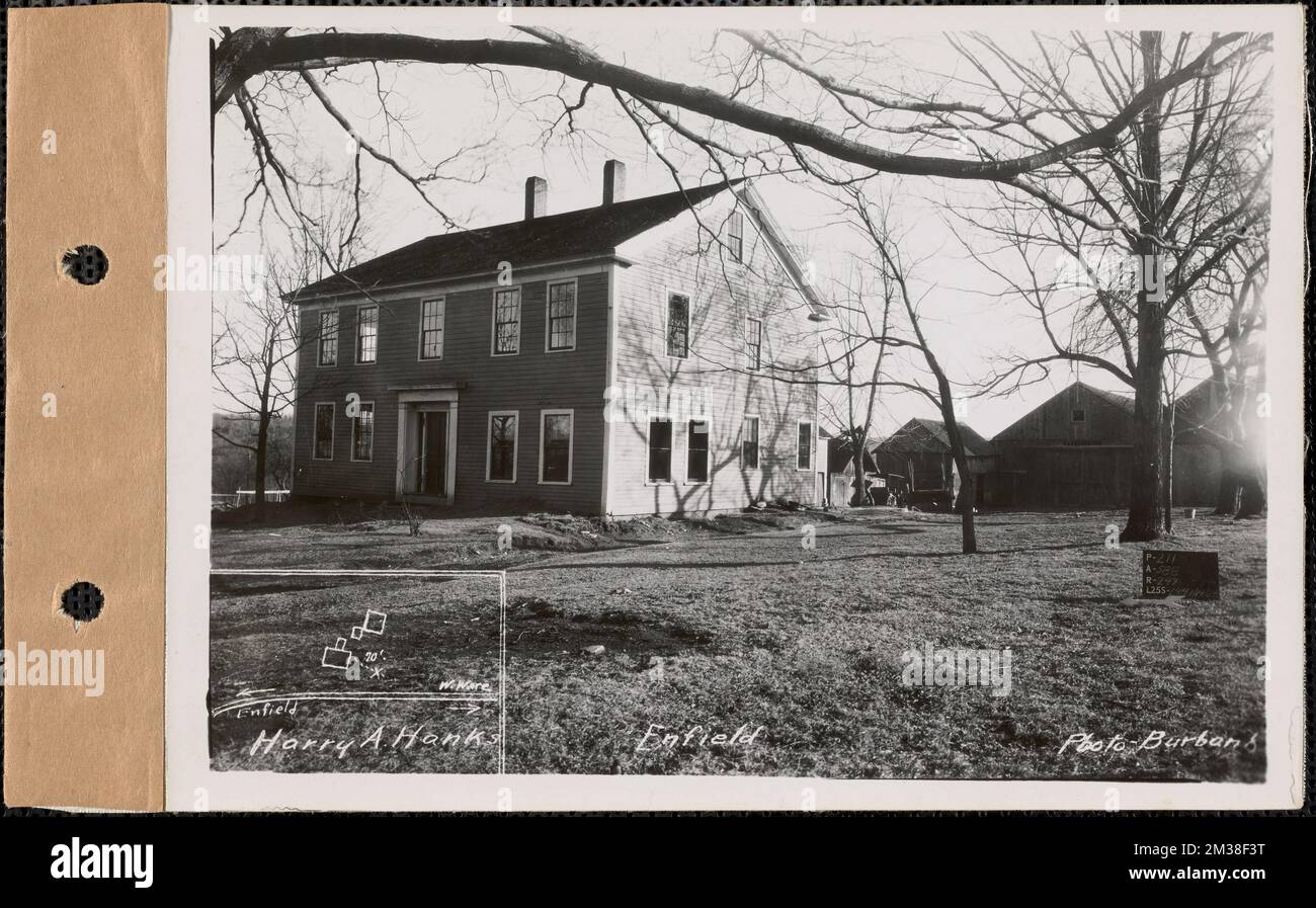 Harry A. Hanks, house, barn, etc., Enfield, Mass., Jan. 14, 1928 ...