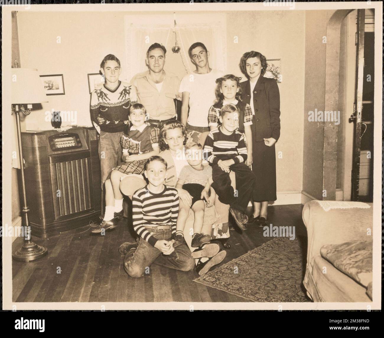 Harry Amos , Families, Children. Leon Abdalian Collection Stock Photo ...