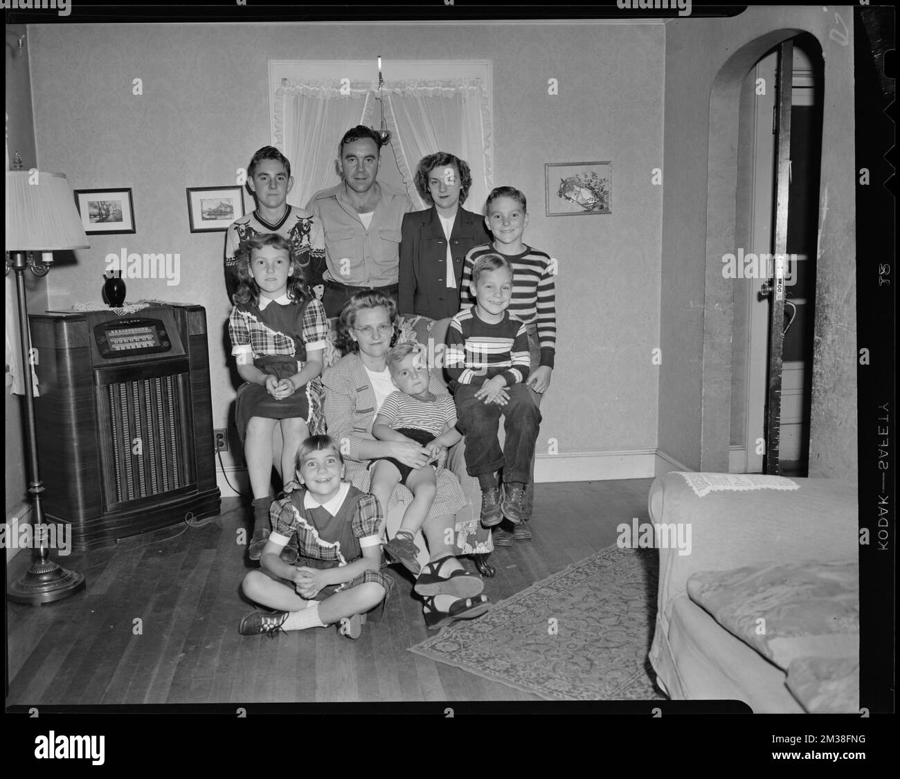 Harry Amos , Families, Children. Leon Abdalian Collection Stock Photo ...