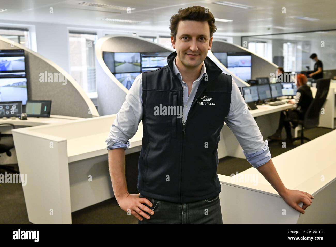 Seafar CEO Louis Robert Cool pictured during a press moment for the ...
